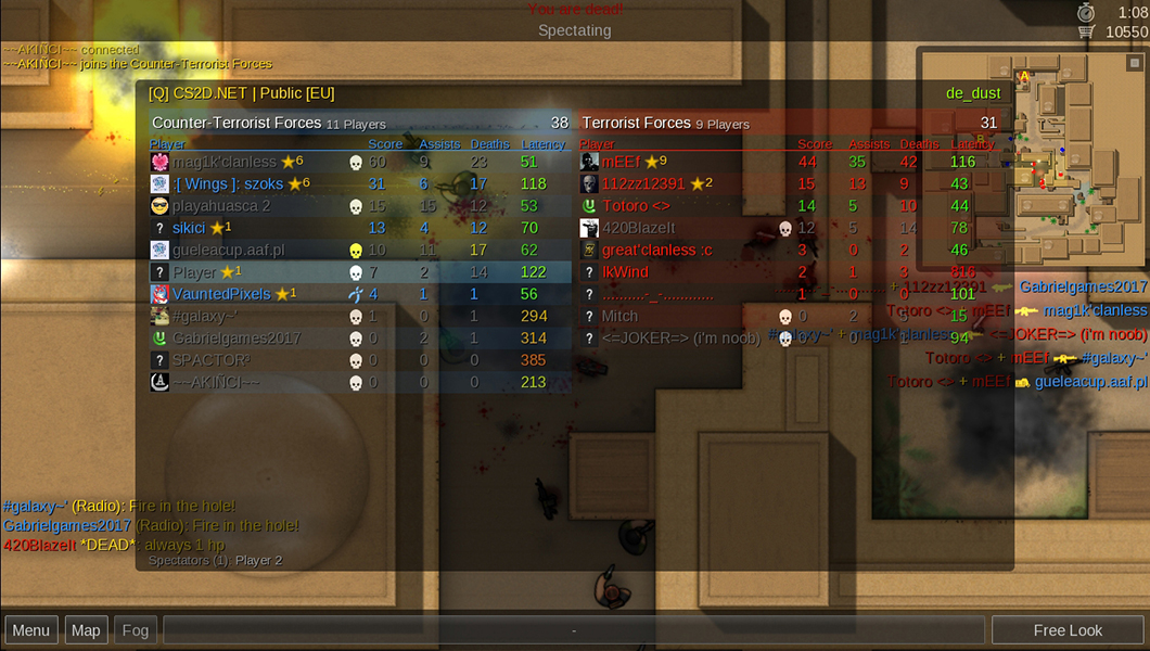 懷舊經典《CS2D》Steam免費玩，用上帝視角玩2D版CS 1.6 | 4Gamers